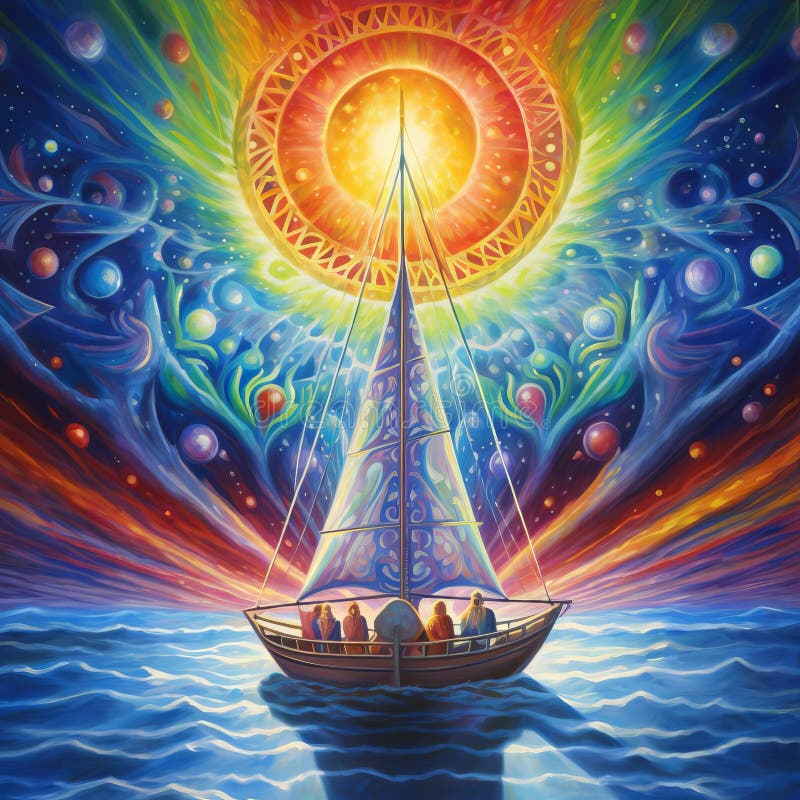 Vibrant Psychedelic Waves: a Quantum-inspired Artistic Masterpiece ...