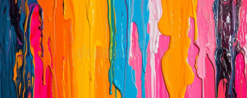 Vibrant Dripping Paint Multiple Colors Stock Photos - Free & Royalty ...