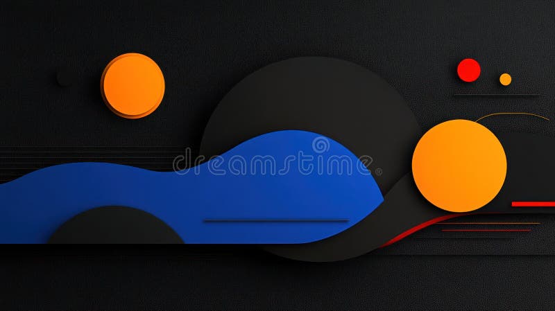 Vibrant Dynamic Abstract Background with Bold Shapes and Contrasting ...