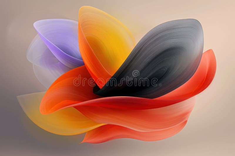 Vibrant and Dynamic Abstract Background with Fluid Forms and Bold ...