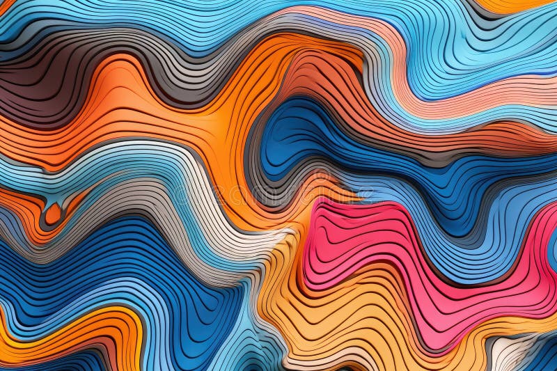 A Vibrant and Dynamic Abstract Background Featuring a Colorful ...