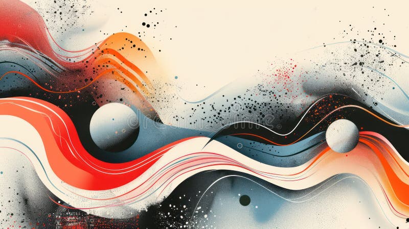 Contemporary Chic Abstract Design Element Stock Illustration ...