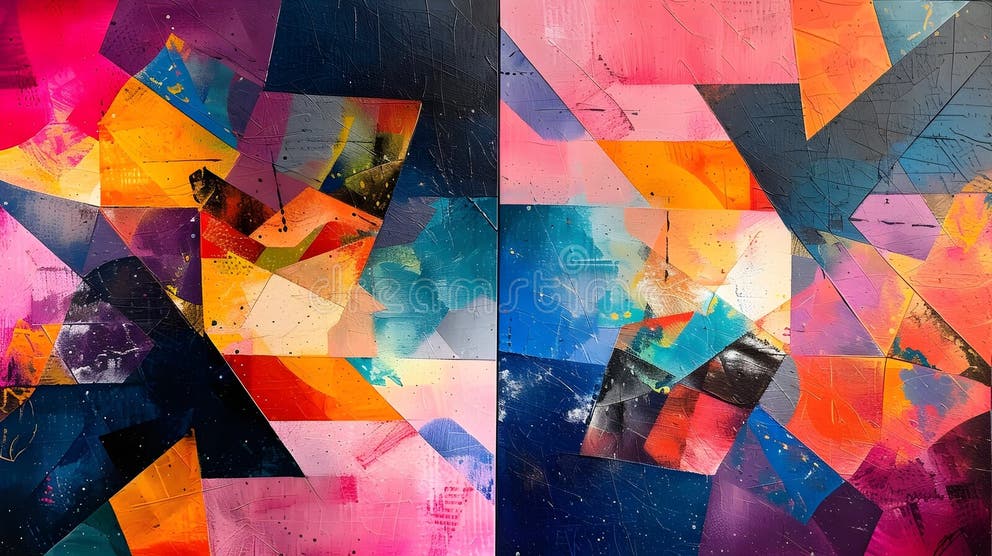 Complementary Geometric Stock Illustrations – 675 Complementary ...