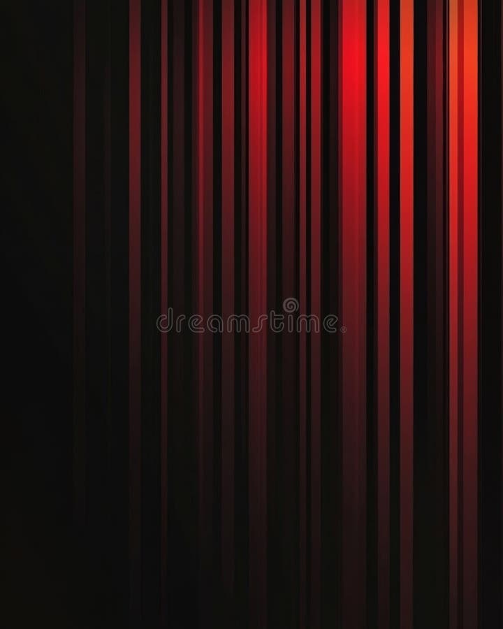 Dynamic Red and Black Striped Background with Vertical Lines Stock ...