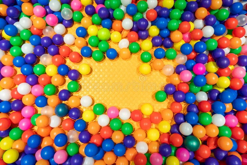 A Vibrant and Dynamic Ball Pit Filled with Colorful Plastic Balls for ...