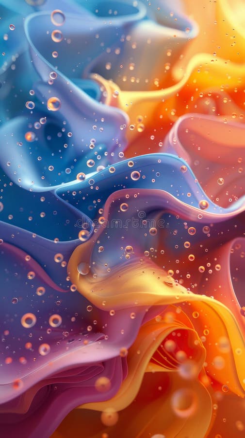 Vibrant and Dynamic 3D Abstract Color Shapes Designed for Mobile ...