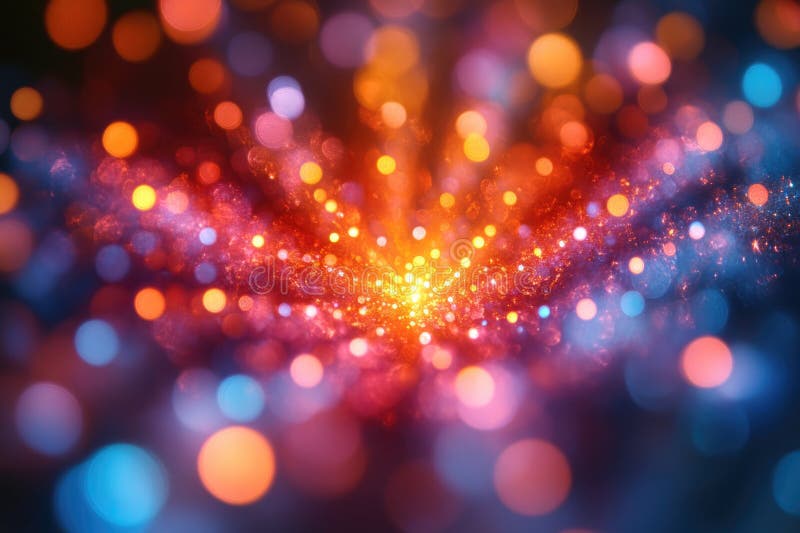 A Vibrant and Dynamic Display of Lights, Perfect for Adding Energy and ...