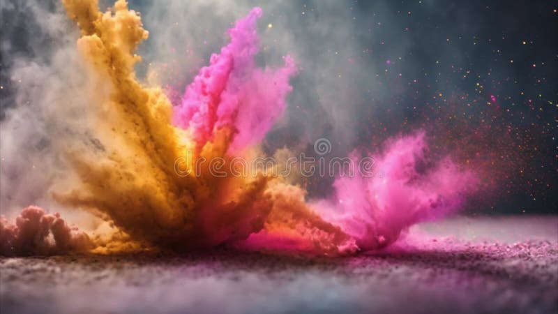Color Burst Explosion stock video. Video of movement - 335791177