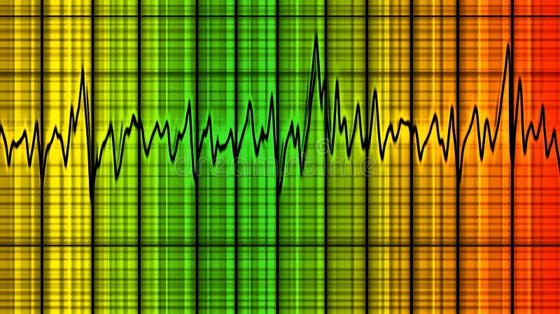 Vibrant Spectrum Display: an Abstract Representation of Oscillating ...