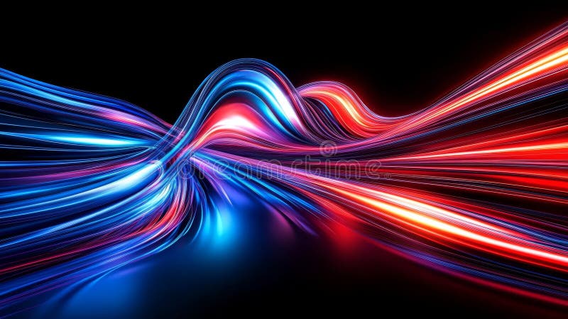 Vibrant Dynamic Light Trails Captured in a Beautiful Abstract Art Form ...
