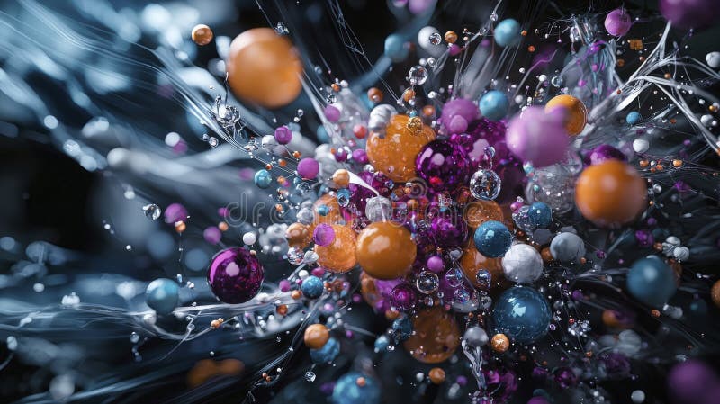 Social Media Influence Visualization Digital Art Abstract Environment ...