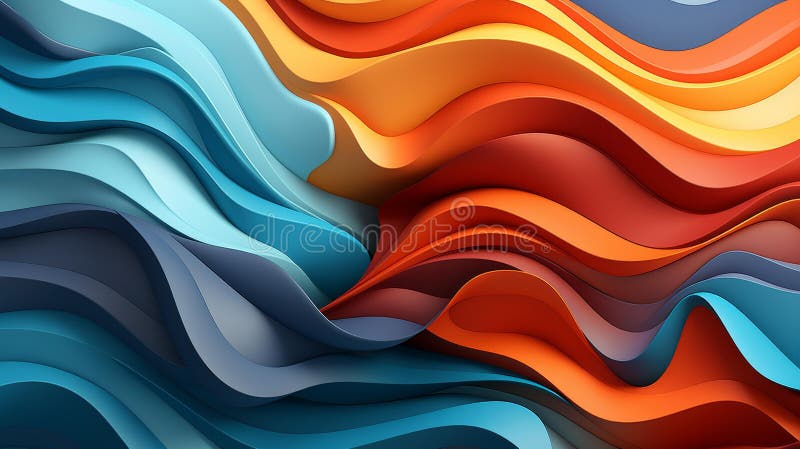 Vibrant and Dynamic Stripes Illustration with Bold Contrasts and ...