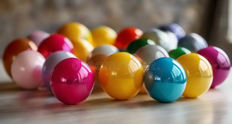 Vibrant Easter Eggs in a Cluster, Ready for a Hunt! Stock Illustration ...