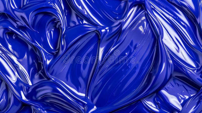 Vibrant Electric Blue Glowing Creamy Texture Backdrop Stock ...
