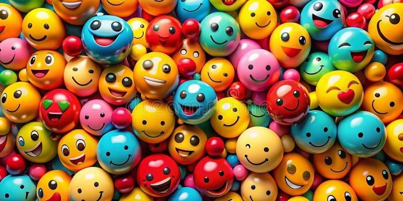 Vibrant Emoji Collection a Colorful Array of Emojis for Engaging Text ...