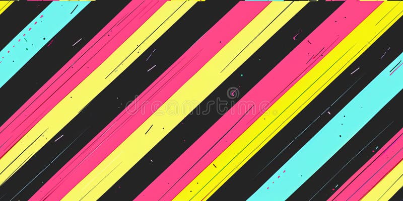 Vibrant Energy with Bold Contrasts in a 90s-inspired Neon Stripe ...
