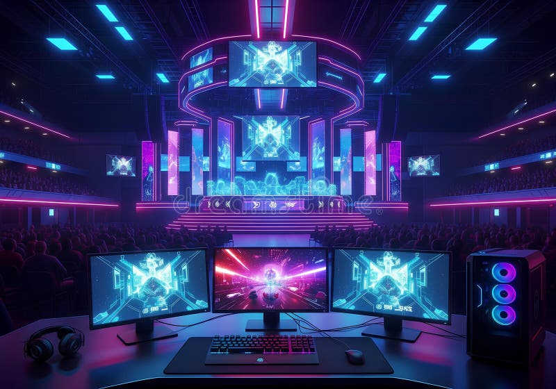 Tech Gaming Setup Stock Illustrations – 6,321 Tech Gaming Setup Stock Illustrations, Vectors ...