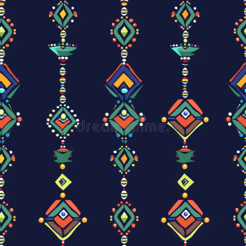 Colorful Tribal Pattern stock photo. Image of indigenous - 358580980
