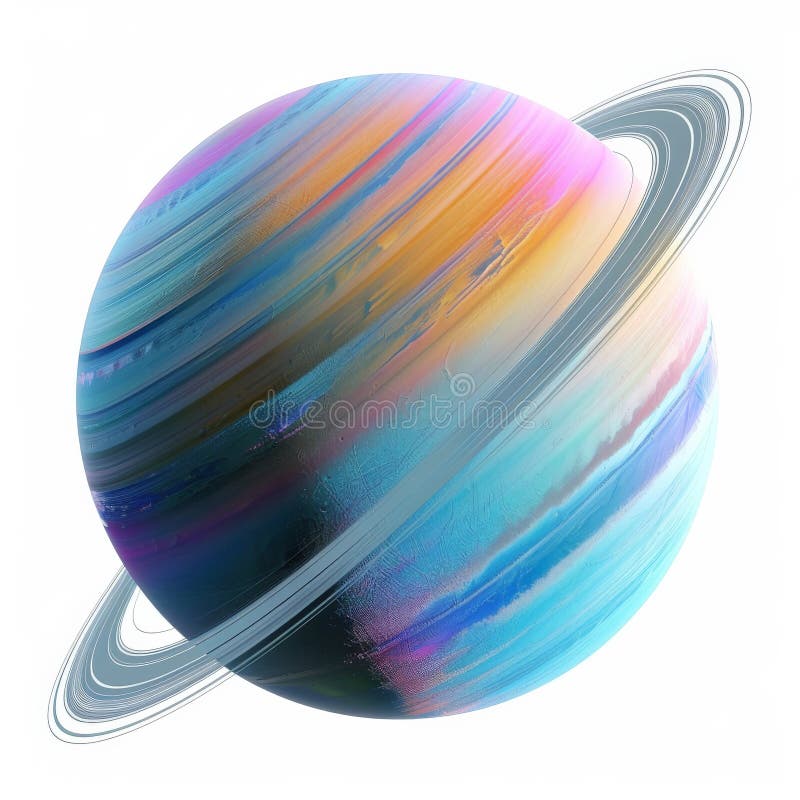 A Vibrant Exoplanet with Unusual Colors and Possible Rings, Showing ...