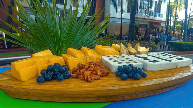 Vibrant Exotic Fruit Platter with Fresh Flavors in a Tropical Setting ...