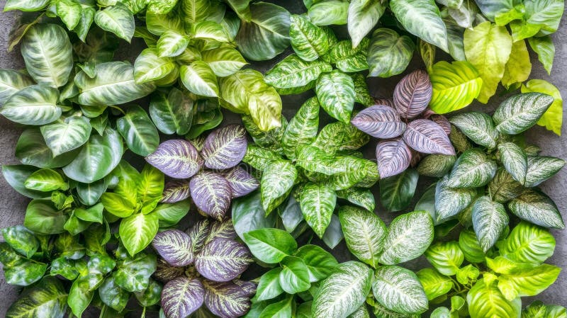 Vibrant Exotic Plants are Showcased in the Lush Tropical Greenery Wall ...