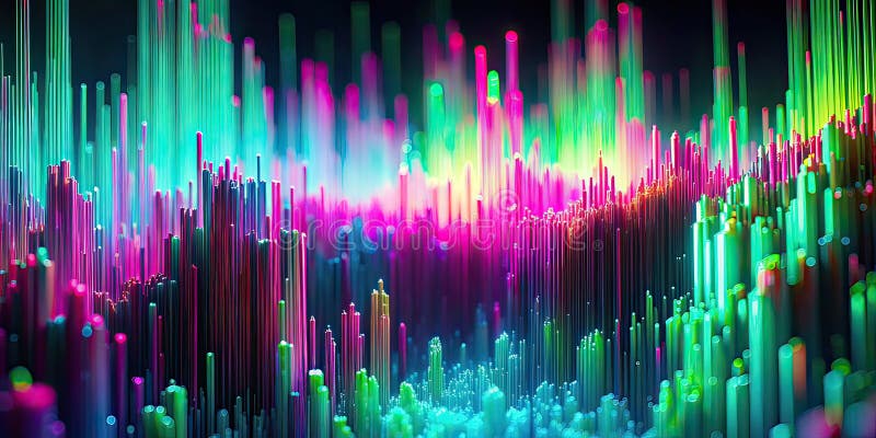 A Vibrant Exploration of Glitch Macro Photography Intense Colors and ...