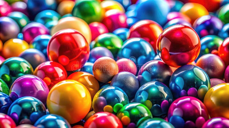 A Vibrant Exploration of Plastic Color Balls a Documentary Photography ...