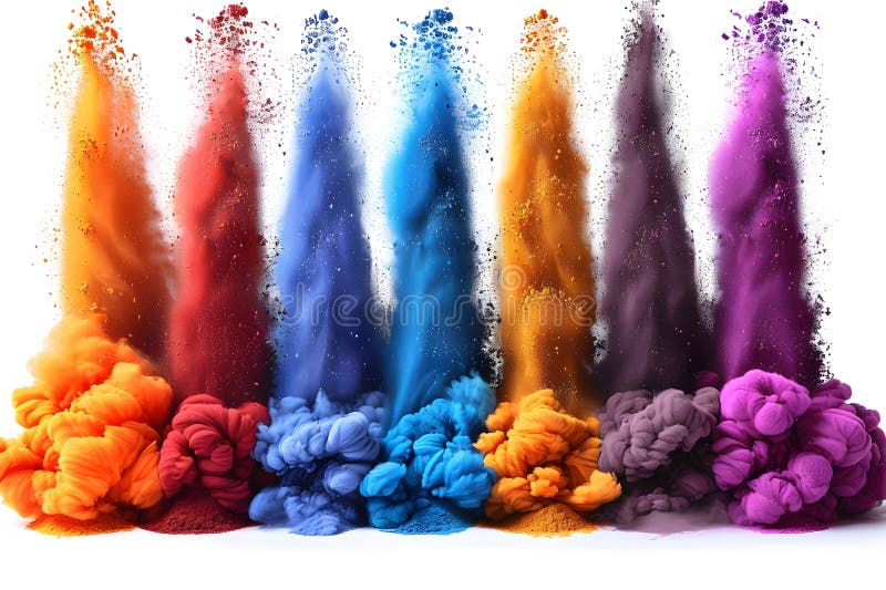 Colorful Powder Explosion Creative Design Artistic Backgrounds ...