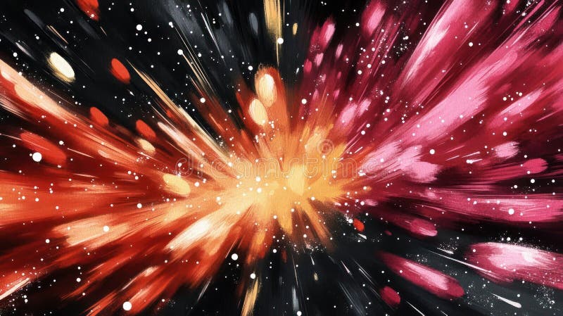 A Vibrant Explosion of Colors Depicting Dynamic Energy and Movement in ...