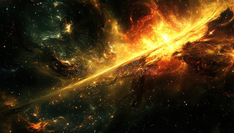 Colorful Cosmic Explosion in Deep Space during a Stellar Formation ...