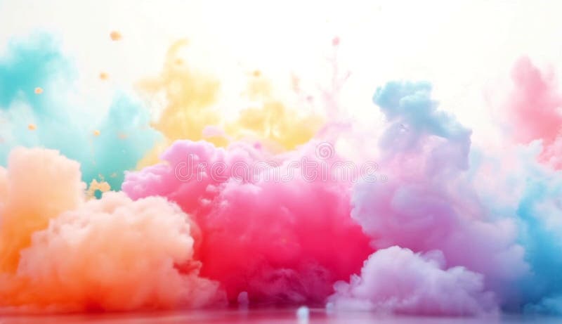 Vibrant Explosion of Pastel Colors in Abstract Liquid Art Stock Footage ...