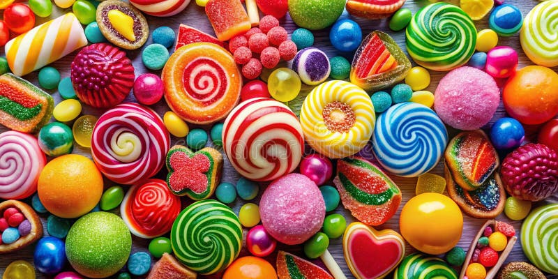 A Vibrant Explosion of Sweetness Delightful Candy Pattern with a ...