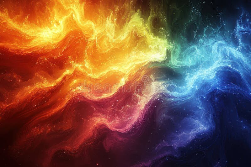 An Explosion of Cool-toned Paints in Shades of Teal, Turquoise, and ...