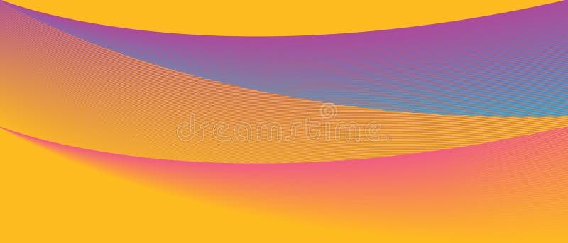 Vibrant and Eye-catching Abstract Wave Vector Illustration Smooth ...