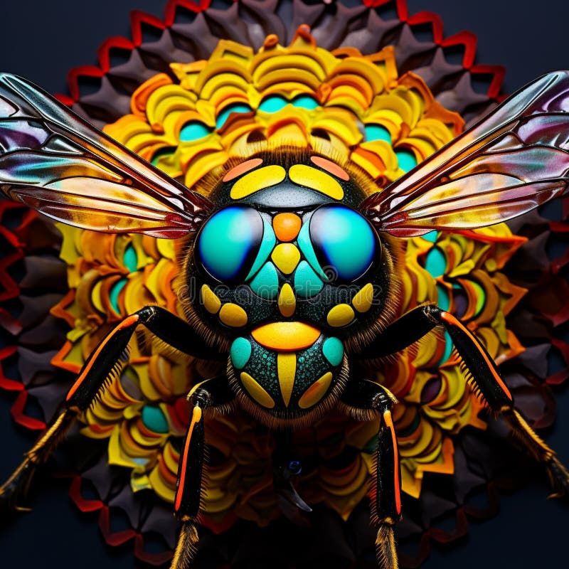 Vibrant and Eye-catching Insect Eyes Stock Image - Image of found ...