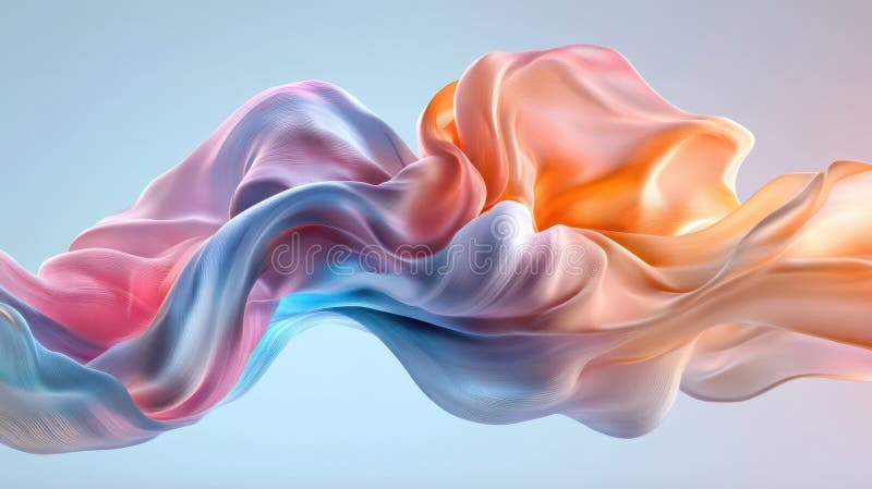 A Vibrant Fabric Detail Featuring Colorful Patterns Against a Blue ...