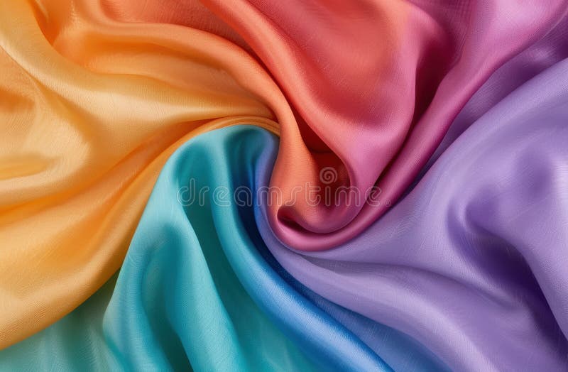Vibrant Fabric Textures stock illustration. Illustration of abstract ...