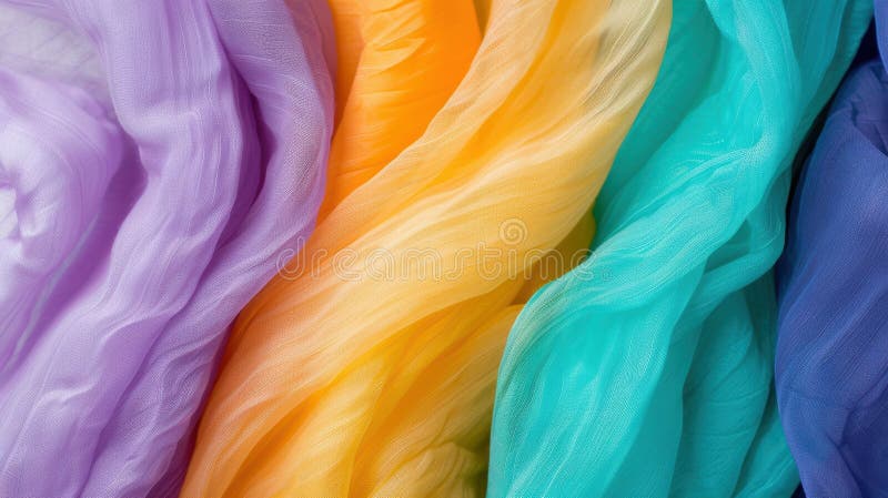 Vibrant Fabric Textures stock illustration. Illustration of artistic ...
