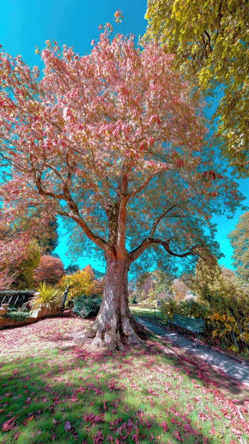 Autumnal Majesty stock illustration. Illustration of colorful - 384293464