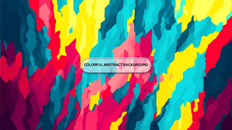 Vibrant Features a Captivating Blend of Bold, Colorful Abstract ...