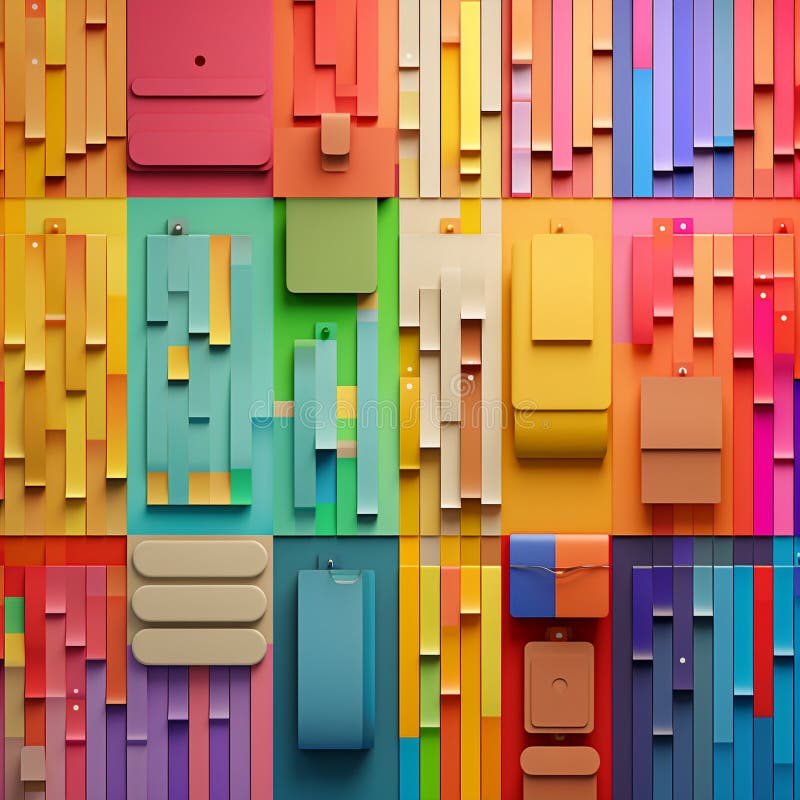 Vibrant Feedback Folders Wallpaper Stock Illustrations – 4 Vibrant ...