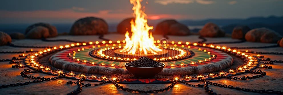 Ritual Fire Ceremony Stock Illustrations – 3,937 Ritual Fire Ceremony ...