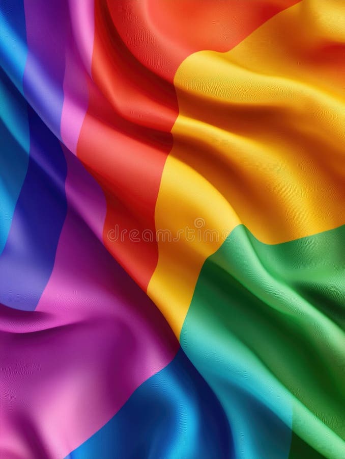 Rainbow Flag Waving stock image. Image of parade, colours - 362993033