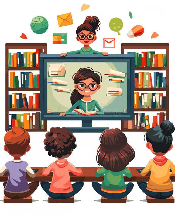 Students Learning Animation Stock Illustrations – 433 Students Learning ...