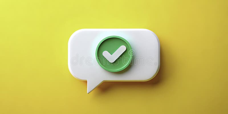 Modern Vector Illustration: a Clean, Successful Update Notification ...