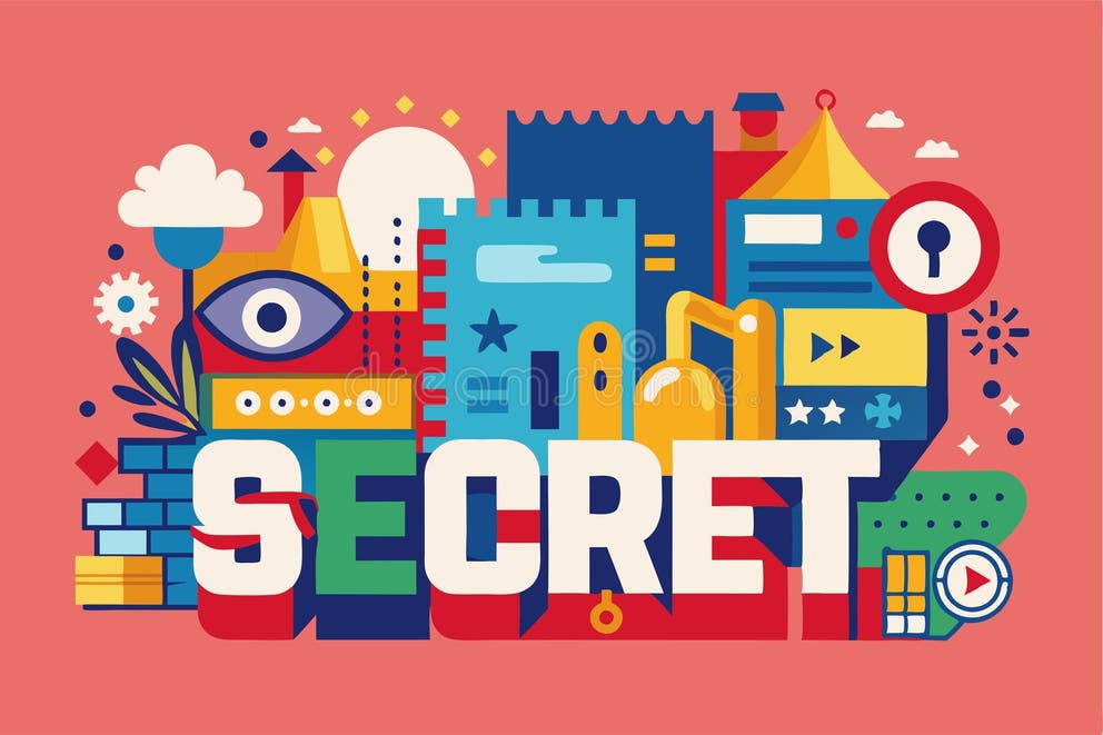 A Vibrant Flat Illustration Showcases Various Elements Representing ...