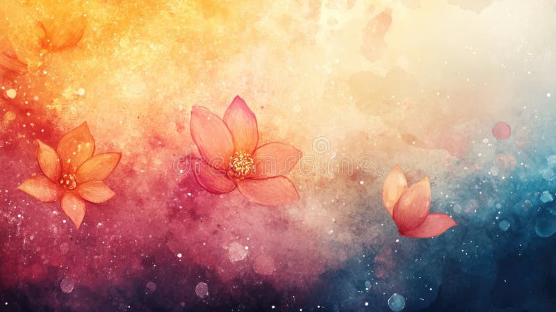 A Vibrant Floral Arrangement on a Bright and Cheerful Background Stock ...