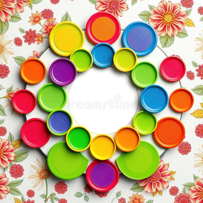 Vibrant Floral Watercolor Pattern Background a Stunning Visual Texture ...