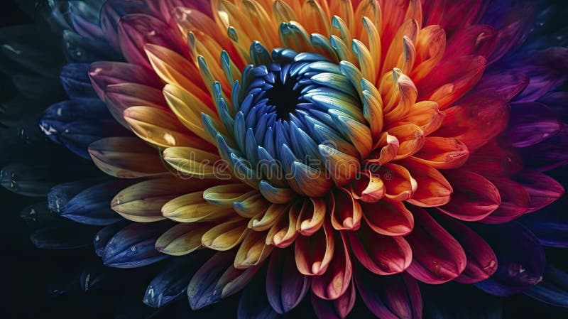 Vibrant Flower Design for Invitations and Posters. Stock Illustration ...