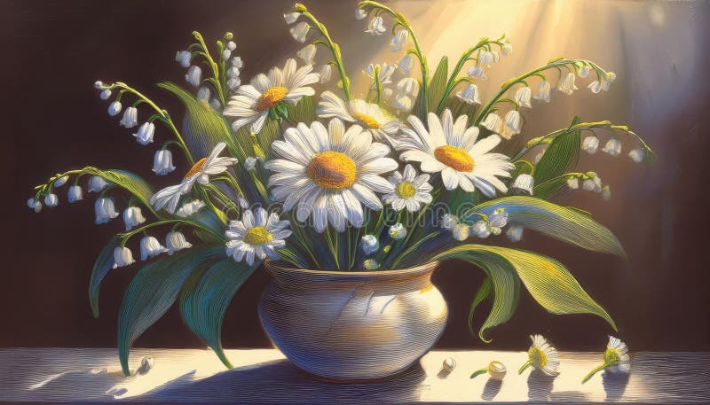 Vibrant Flowers Dance Sunlight Celebrating Stock Photos - Free ...